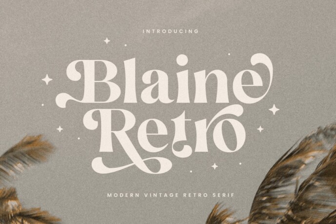 Blaine Retro Font - Free Font