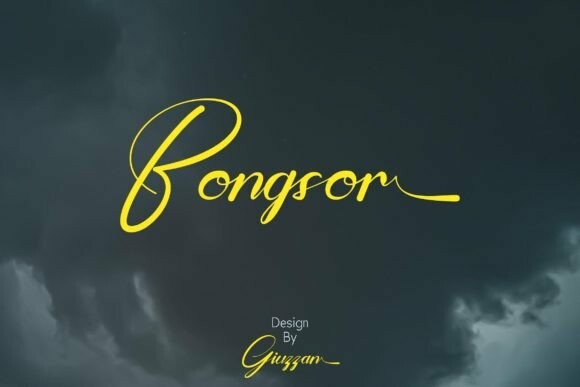 Bongsor Font - Free Font