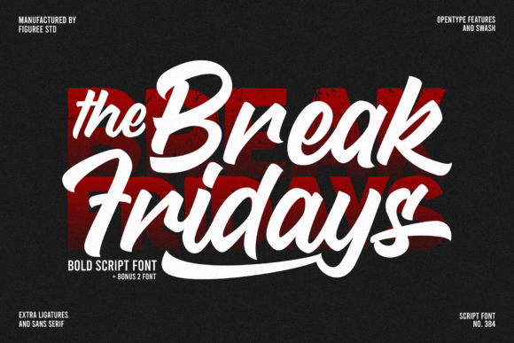 Break Fridays Font - Free Font