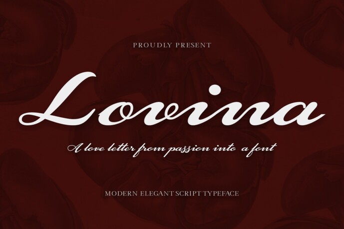 CF Lovina Font - Free Font