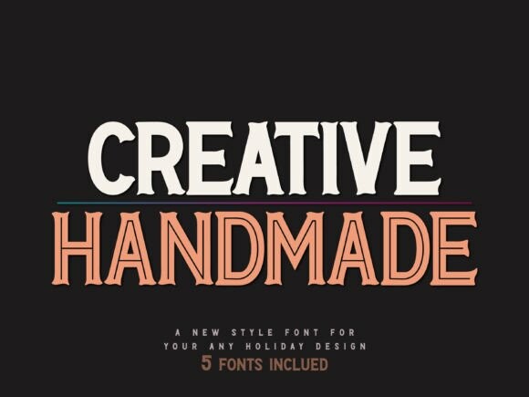 Creative Handmade Font - Free Font