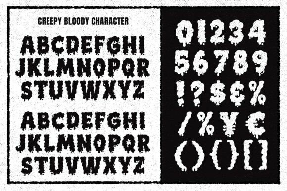 Creepy Bloody Font - Free Font