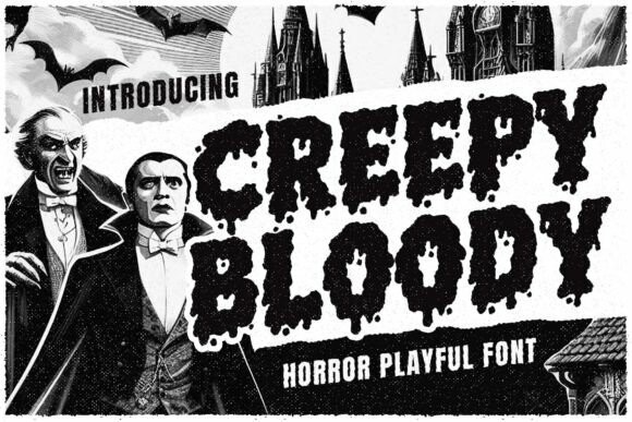 Creepy Bloody Font - Free Font