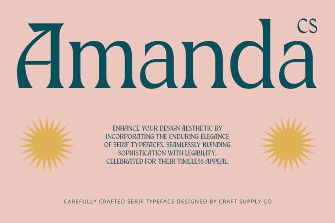 CS Amanda Font - Free Font