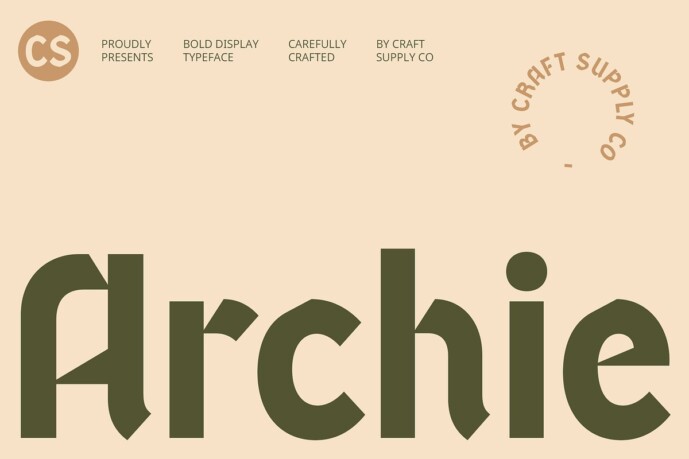 CS Archie Font - Free Font