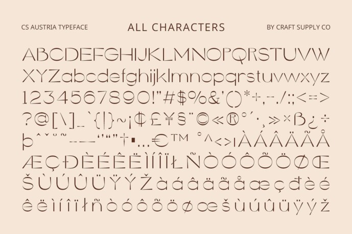 CS Austria Font - Free Font