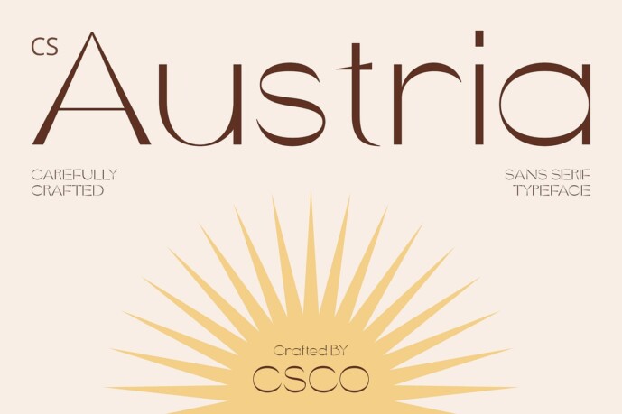 CS Austria Font - Free Font