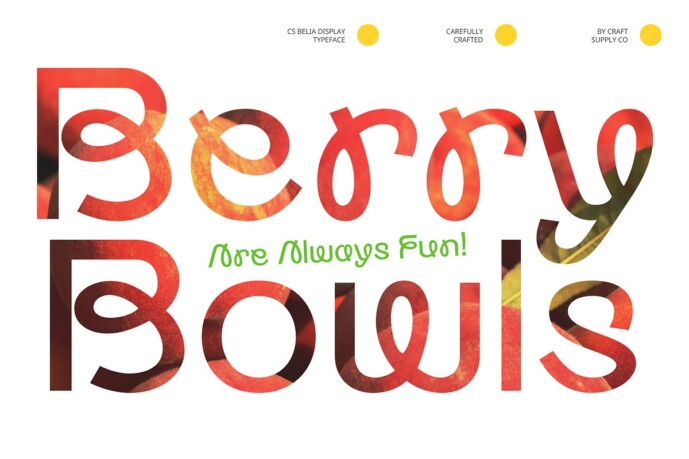 CS Belia Font - Free Font