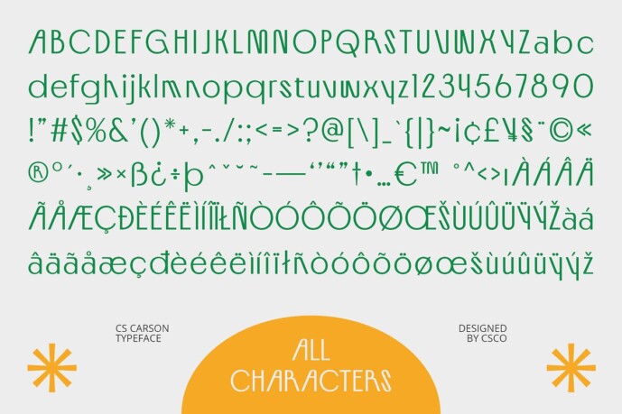 CS Carson Font - Free Font
