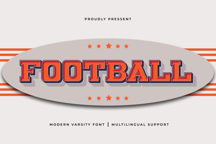 Football Slab Font - Free Font
