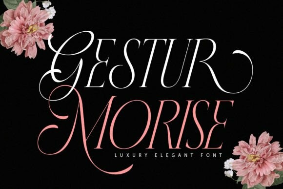 Gesture Morise Font - Free Font