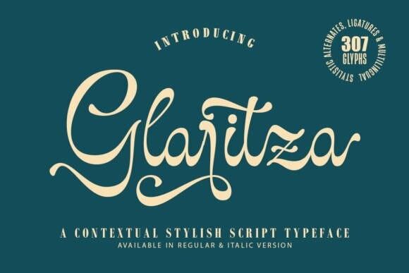 Glaritza Font - Free Font