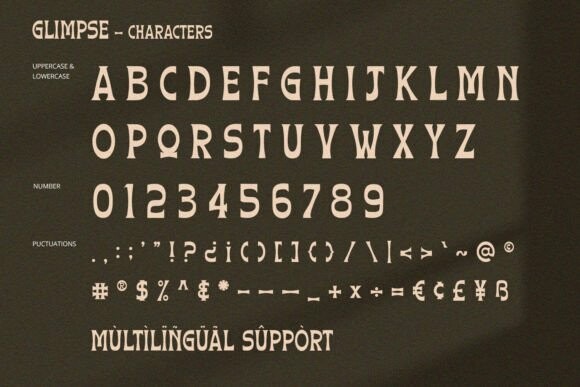 Glimpse Font - Free Font