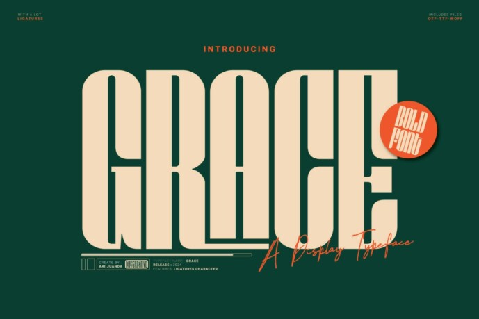 Grace Typeface - Free Font