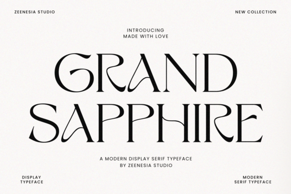 Grand Sapphire Font - Free Font