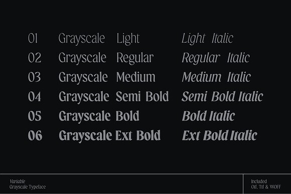 Grayscale Font - Free Font