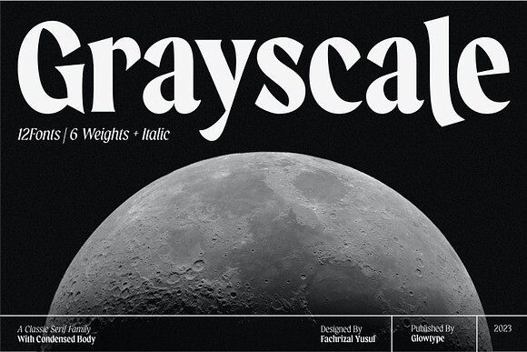 Grayscale Font - Free Font