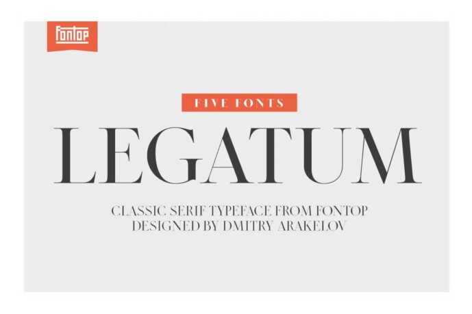 Legatum Font Family - Free Font