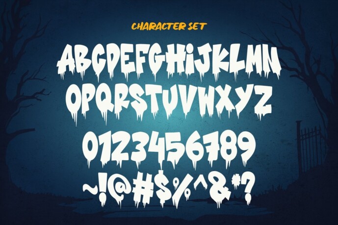 Melted Ghost Font - Free Font