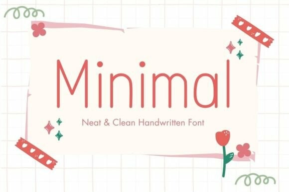 Minimal Hand Font - Free Font