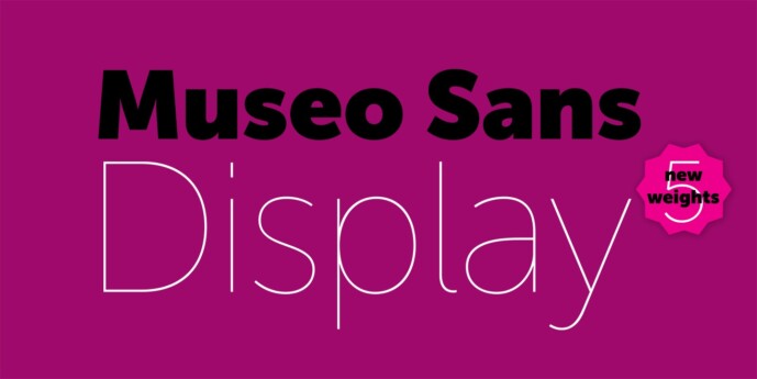 Museo Sans Display Font - Free Font