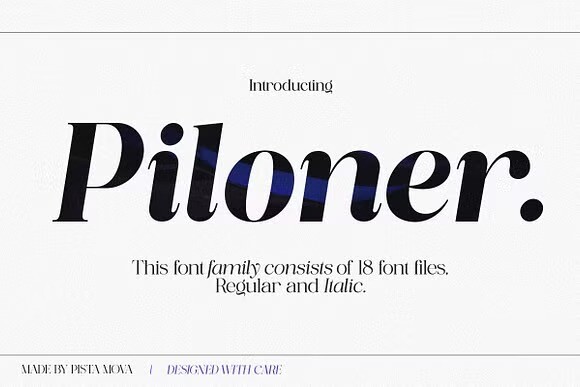Piloner Font Family - Free Font