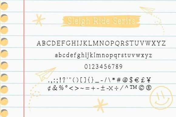 Sleigh Ride Serifs Font - Free Font