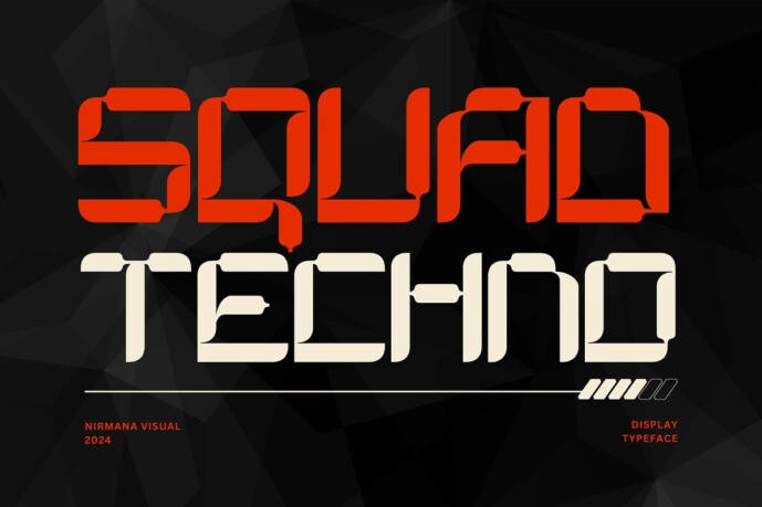 Squad Techno Font - Free Font
