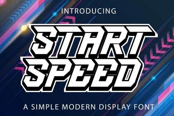 Start Speed Font - Free Font