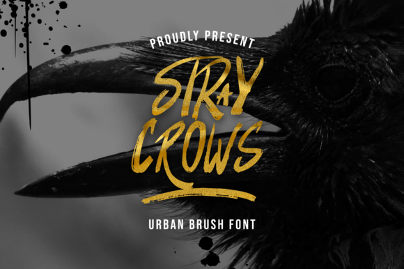 Stray Crows Font - Free Font