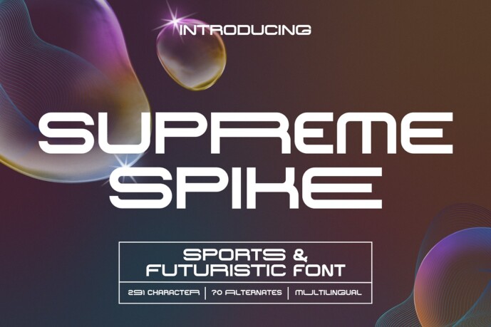 Supreme Spike Font - Free Font