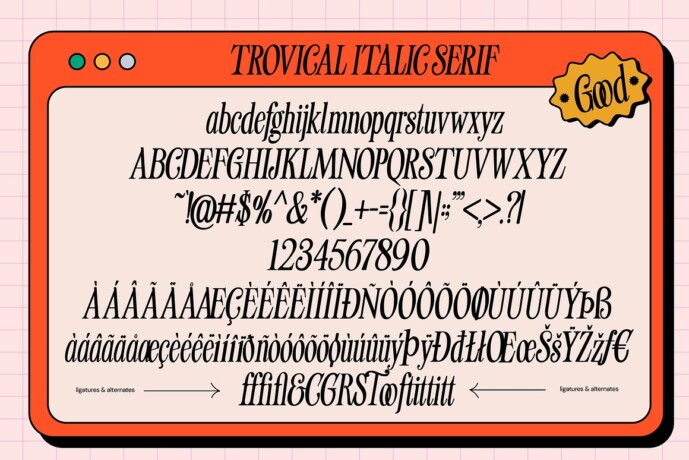 Trovical Calm Font - Free Font