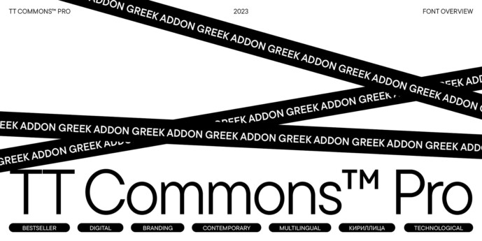 TT Commons Pro Font Family - Free Font