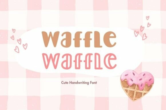 Waffle Display Font - Free Font