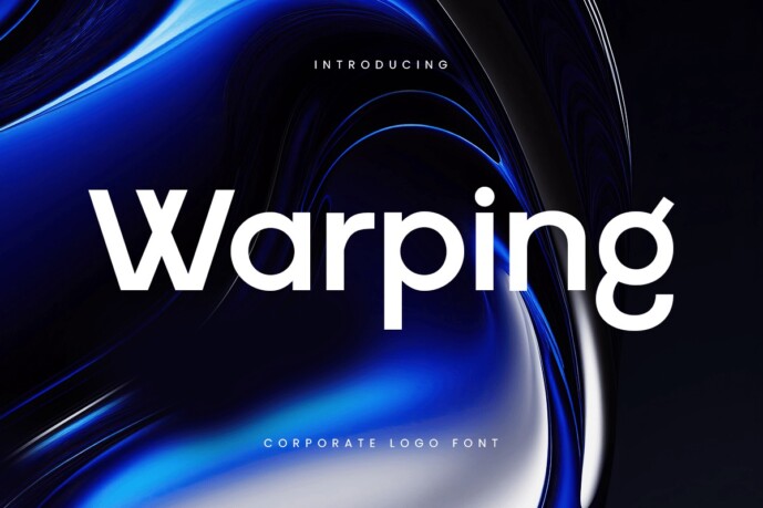 Warping Font - Free Font
