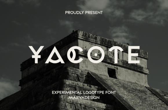 Yacote Font - Free Font