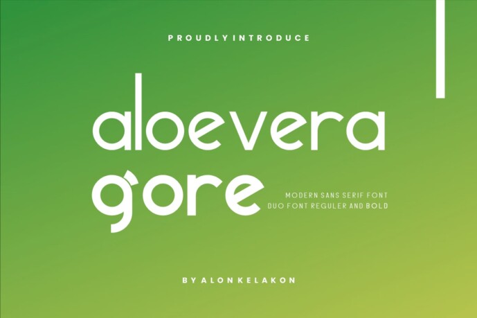 Aloevera Gore Font - Free Font
