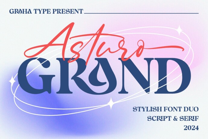 Asturo Grand Font Duo - Free Font