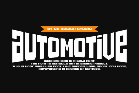 Bigskafe Bike Font - Free Font