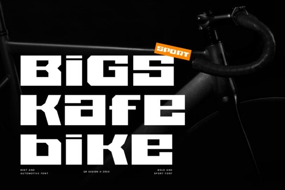 Bigskafe Bike Font - Free Font