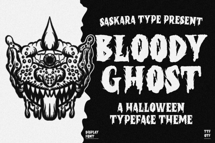 Bloody Ghost Font - Free Font