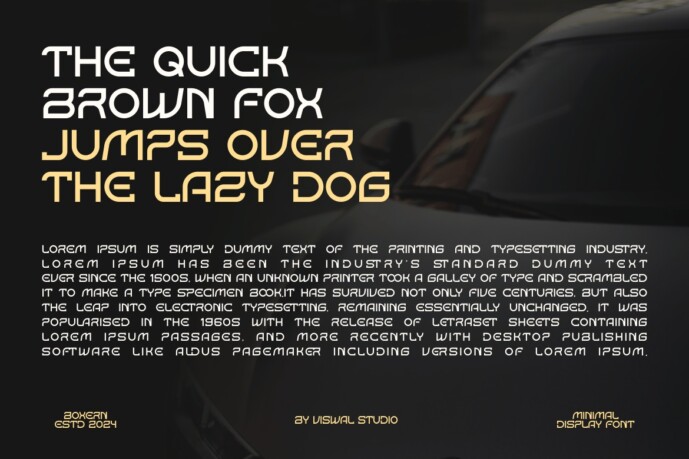 Boxern Font - Free Font