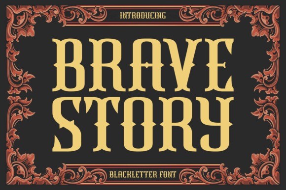Brave Story Font - Free Font