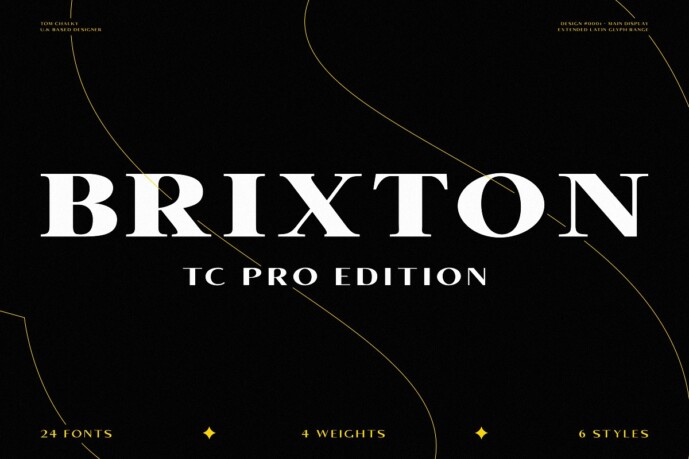 Brixton Pro Font - Free Font