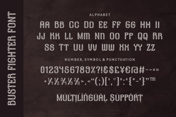 Buster Fighter Font - Free Font