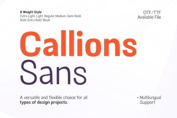 Callions Font Family - Free Font