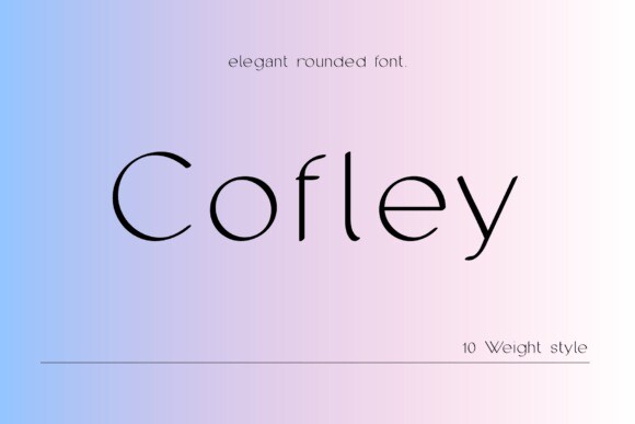 Cofley Font Family - Free Font
