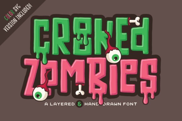 Crooked Zombies Font - Free Font