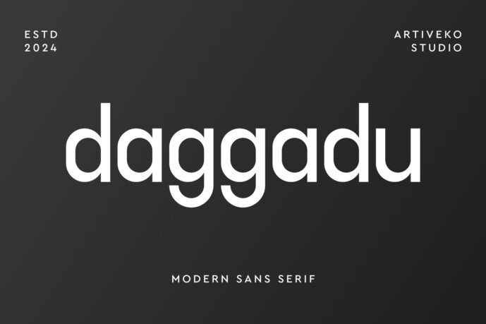 Daggadu Font - Free Font