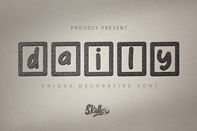 Daily Display Font - Free Font